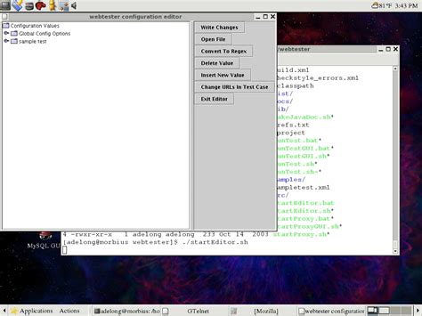 Editing The Configuration File