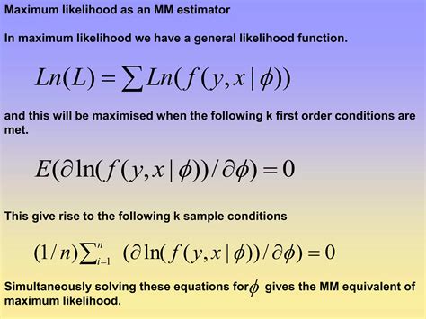 Lecture 1 Maximum Likelihood Ppt