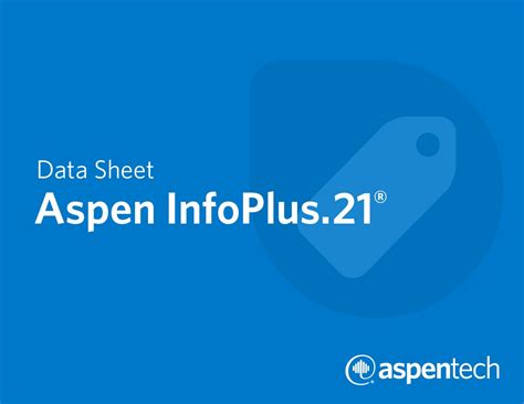 Aspen Infoplus21® Ip21 Industrial Process Data Historian For Real Time Data And Analytics