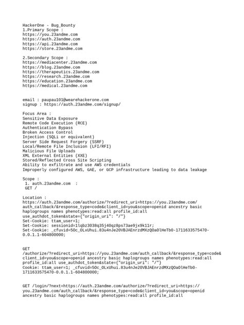 Hackerone Bug Bounty Pdf