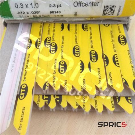 Creasing Matrix Cito Off Center Sprics A Die Tool Shop