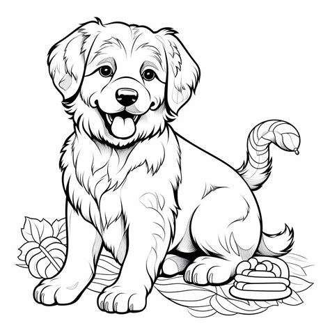 Perro Para Colorear