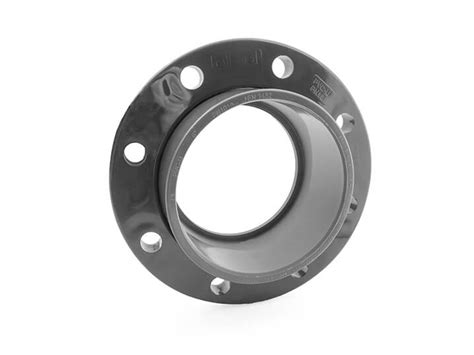 8 Inch Pvc Stub Flange And Backing Ring Set For Pressure