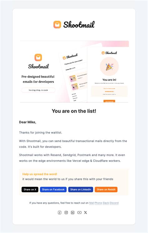 Ready To Use Waitlist Email Templates Shootmail