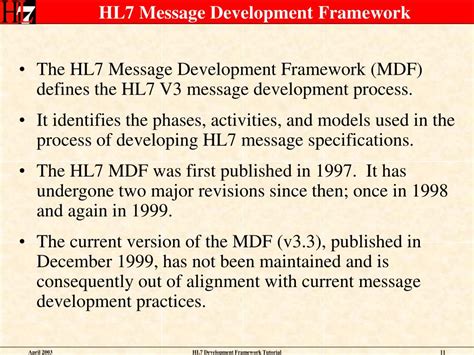 Ppt Hl7 Development Framework Tutorial Powerpoint Presentation Free Download Id 3335537