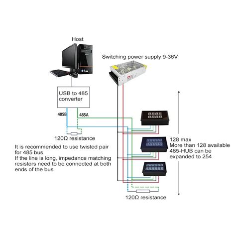 Taidacent Modbus 7 Segment Display 0 56 Inch Display Digital Led 7 Segment Display With Rs485