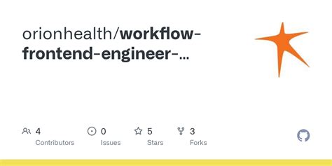Github Orionhealthworkflow Frontend Engineer Technical Assessment
