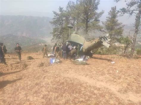 ဟားခါးမြို့တွင် စစ်ကောင်စီရဟတ်ယာဉ်တစင်း ပျက်ကျ နိုင်ငံတကာမြန်မာ့သတင်း