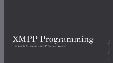 ppt xmpp programming powerpoint presentation free download id 8900782