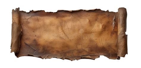 Leather Scroll With Copy Space In Medieval Style Stock Image Image Of