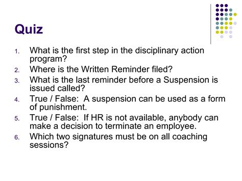 Fundamentals Of Progressive Discipline PPT