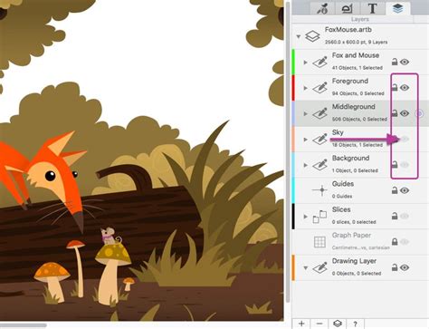 The Layers Tab Mapdiva