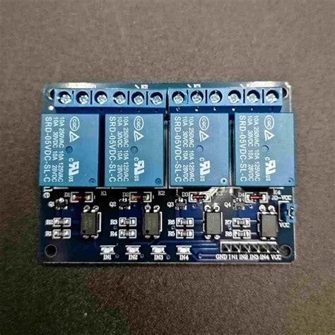 Scheda Rel V Canali Optoisolati Carichi Fino V A Per Arduino