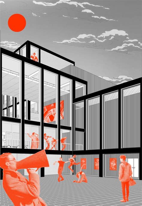 Architecture Illustration Architecture Portfolio Design Architecture Design Conceptual