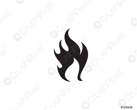 Fire Flame Vector Illustration Design Stock Vector 1632628 Crushpixel