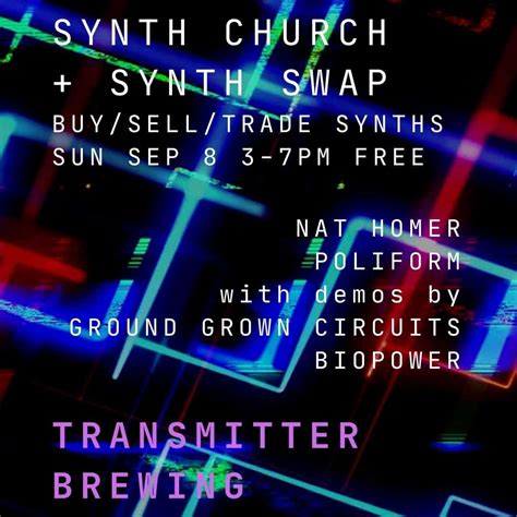 Synth Church Synth Swap New York Modular Society
