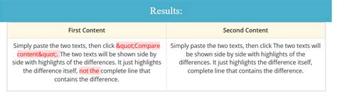 Diff Checker Compare Text And Code Differences Seo Tools Audit