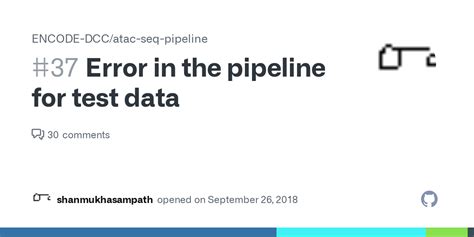 Error In The Pipeline For Test Data · Issue 37 · Encode Dccatac Seq Pipeline · Github