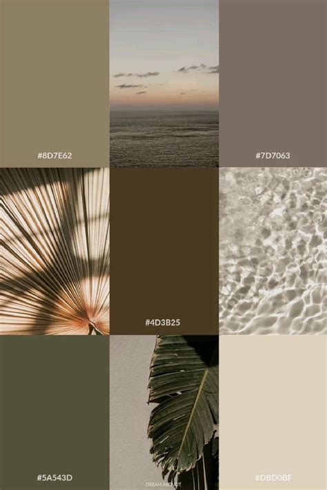 Neutral Summer Day Color Palette With Hex Codes