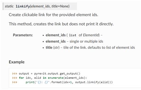 Create Interactive Revit Reports With PyRevit Linkify