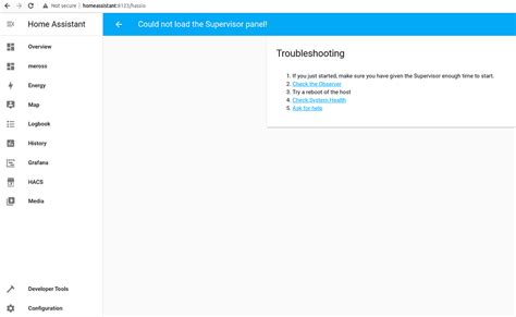 Homeassistant 8123 Hassio Stops Working After A Day Configuration Home Assistant Community