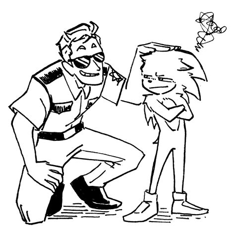 Sonic The Hedgehog And Tom Wachowski Sonic And 1 More Drawn By Hailey