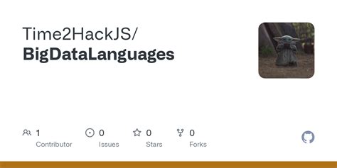 GitHub Time HackJS BigDataLanguages