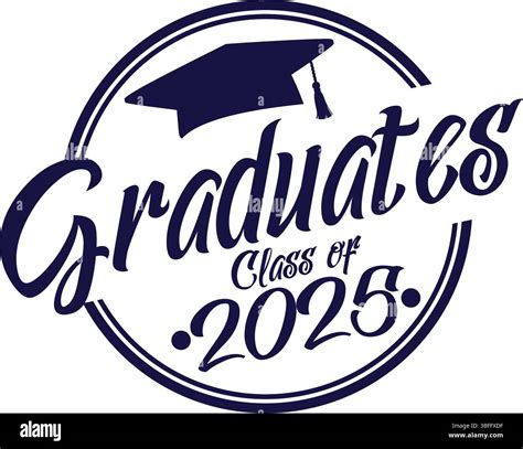 Creative Graduate Class Of 2025 Vector Illustration With Cap And Diploma Stock Vector Image