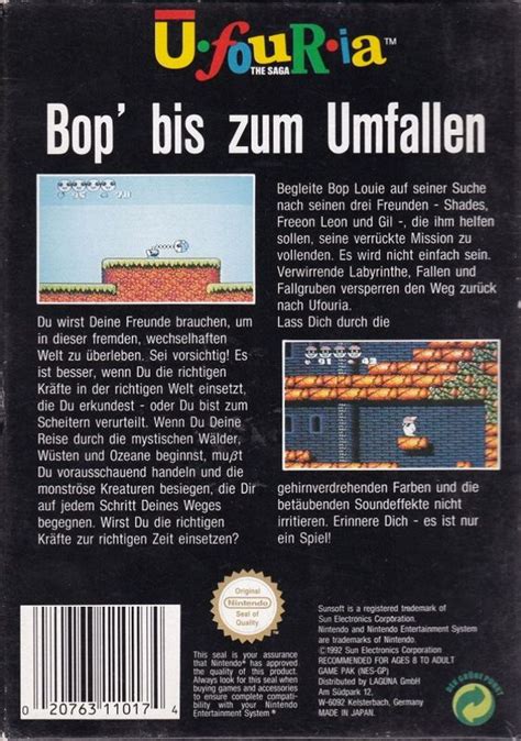 Ufouria The Saga Cover Or Packaging Material Mobygames