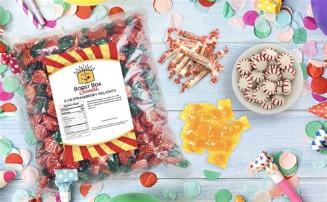 Boost Box Sweets Bit O Honey Chewy Taffy Candy Individually Wrapped Bulk 5 Pound