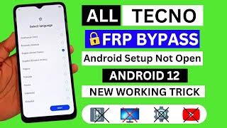 Tecno Android 13 14 Frp Bypass Without Pc Share Article Not Work All Tecno Google Account Bypass