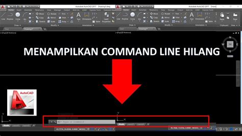 Cara Menampilkan Command Di Kursor Autocad Penjelasan Lengkap Youtube
