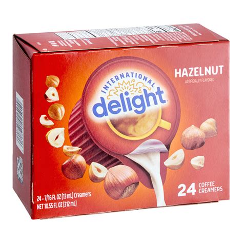 International Delight Hazelnut Creamer Single Serve 24 Box
