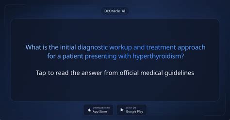 What Is The Initial Diagnostic Workup And Treatment Approach For A Patient Presenting With
