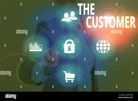 Writing Note Showing The Customer Business Concept For Demonstrating Or Organization That Buys