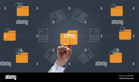 Concept Of Document Flow In The Company Transition To Paperless