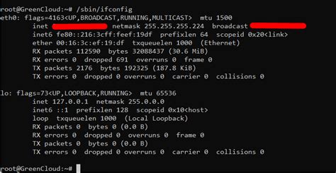 How To Fix The Ifconfig Command Not Found Error On Debian Greencloud Documentation