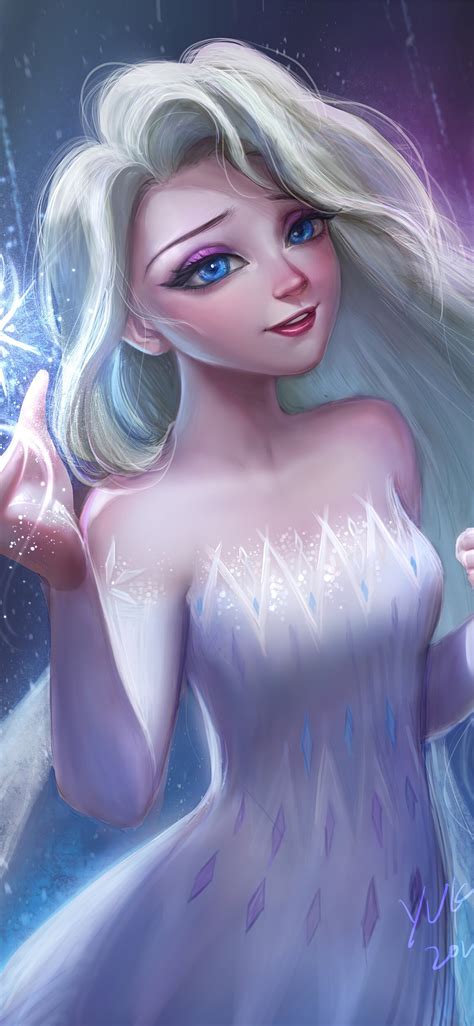 Elsa Frozen Blue Eyes 4k Iphone X Wallpapers Free Download