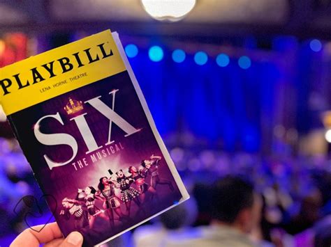 Playbill Program Book From Original Nyc Broadway Musical Of Six Play