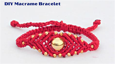 How To Make Macrame Bracelet At Home DIY Macrame Bracelet Tutorial YouTube