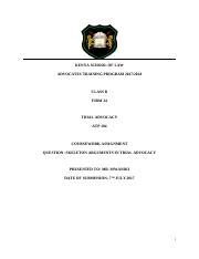 Skeleton Arguments In Trial Advocacy Guidelines And Structure Course