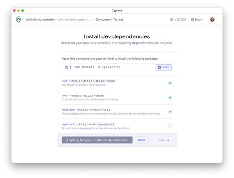 Component Testing `typescript 500` Support · Issue 26204 · Cypress Iocypress · Github