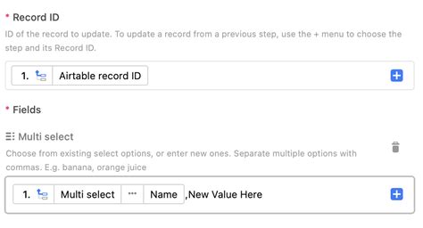 Automation Using Update A Multi Select Field Airtable Community