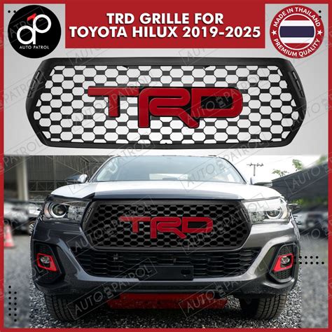 Toyota Hilux Trd 2019 2025 Front Trd Grille Made In Thailand Shopee