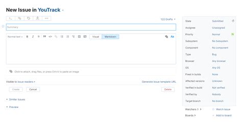 Create And Edit Issues Youtrack Server
