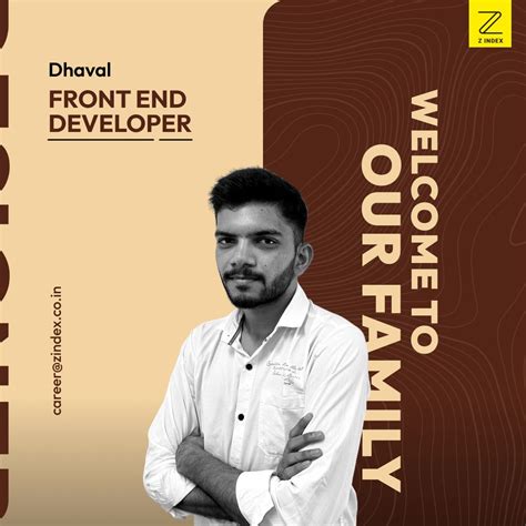 dhaval rathod on linkedin 🚀 excited to share my journey as a frontend developer trainee at z index…