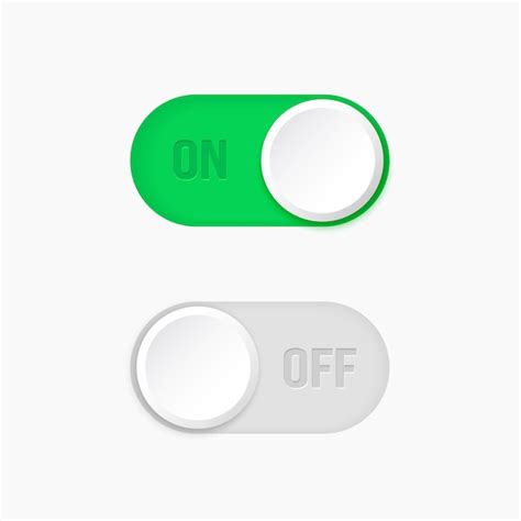On Off Button 이미지 Freepik에서 무료 다운로드