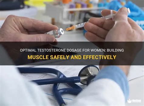 Optimal Testosterone Dosage For Women Building Muscle Safely And Effectively Medshun