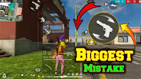 biggest mistake of quick weapon switch button💯😱 youtube