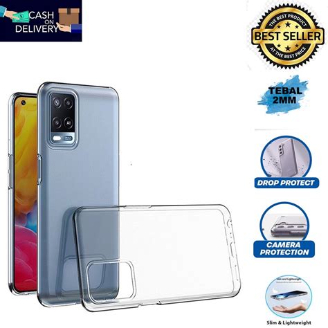 Jual Case Oppo A54 4g Casing Clear Hd Ketebalan 2mm Bening Transparan